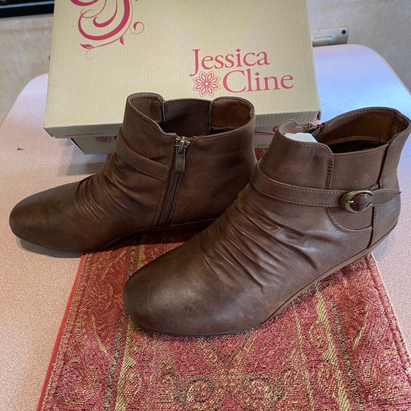 Jessica Cline | Shoes | Jessica Cline No Heel Ankle Boot | Poshmark